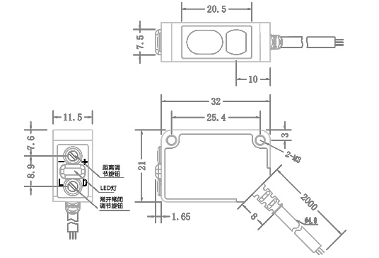 BRRR-E100P R2M-漫反射光电-F&C嘉准传感科技