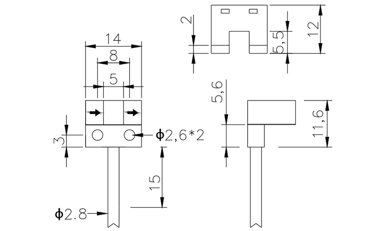 FC-SPS205NZ R2M-微型光电-F&C嘉準傳感器