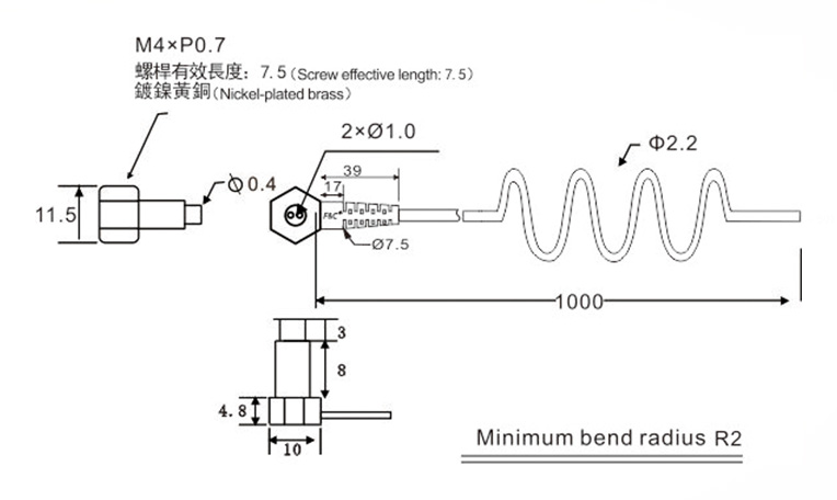 FFRSW-410TZ-直角光纤-F&C嘉准传感科技