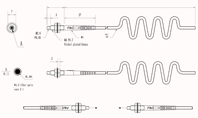 FFTW-410TZ-直角光纤-F&C嘉准传感科技
