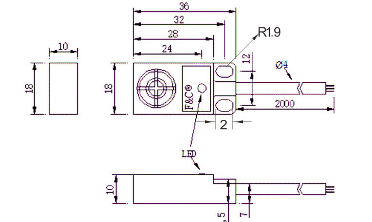 F3N-18DN05-N R2M-通用型接近-F&C嘉准传感科技