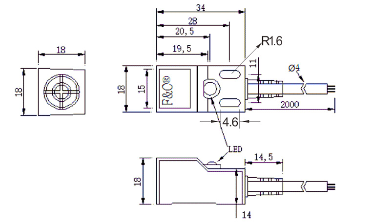 F3N-18TN05-N R2M-通用型接近-F&C嘉准传感科技