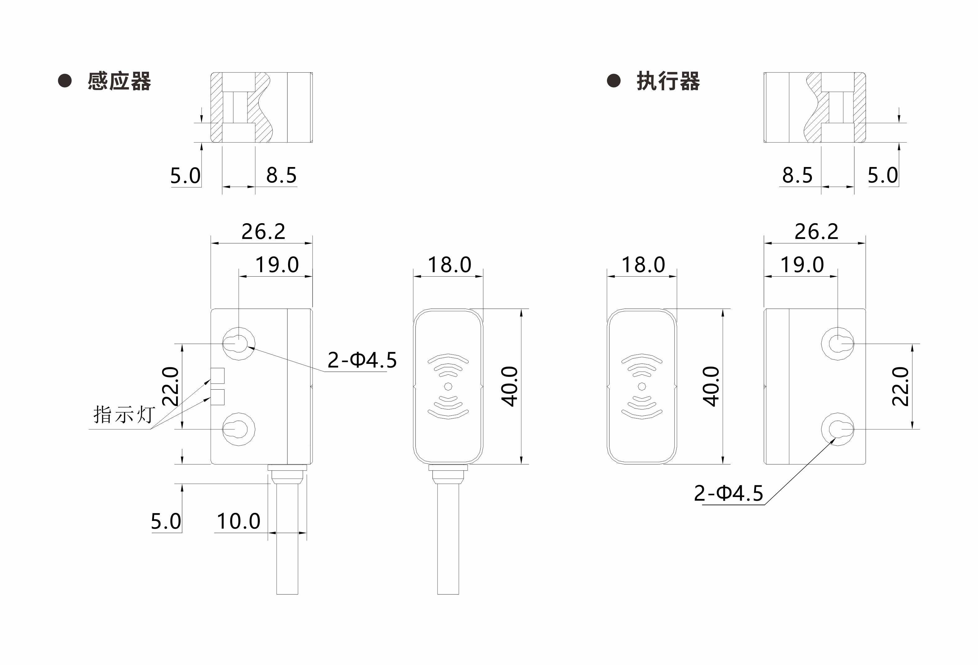 FDRF10-N-非接触式安全门开关-F&C嘉准传感科技